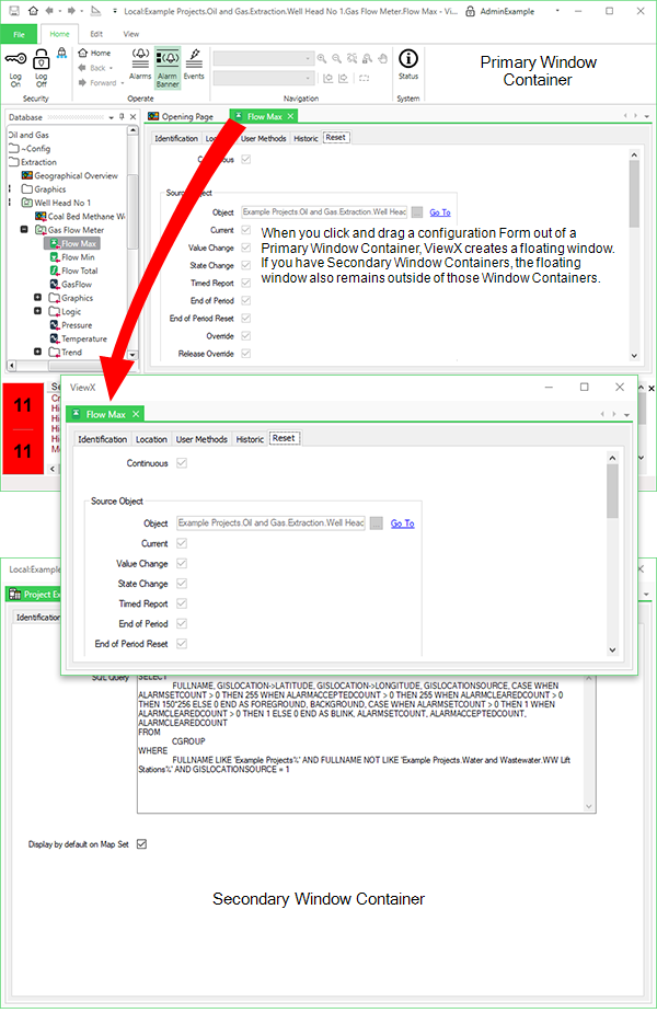Client Administration Guide - Control Floating Windows (Launch a ViewX Client on a Multi-Monitor ...